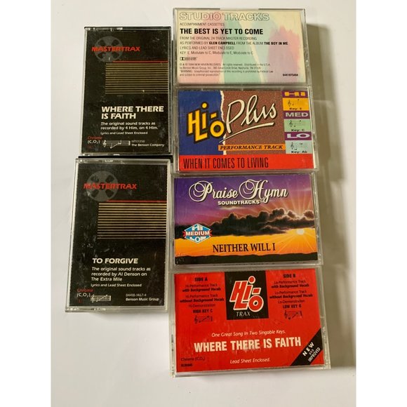 Hi Low | Media | Various Lot Of 6 Cassettes Christian Gospel See Photos ...